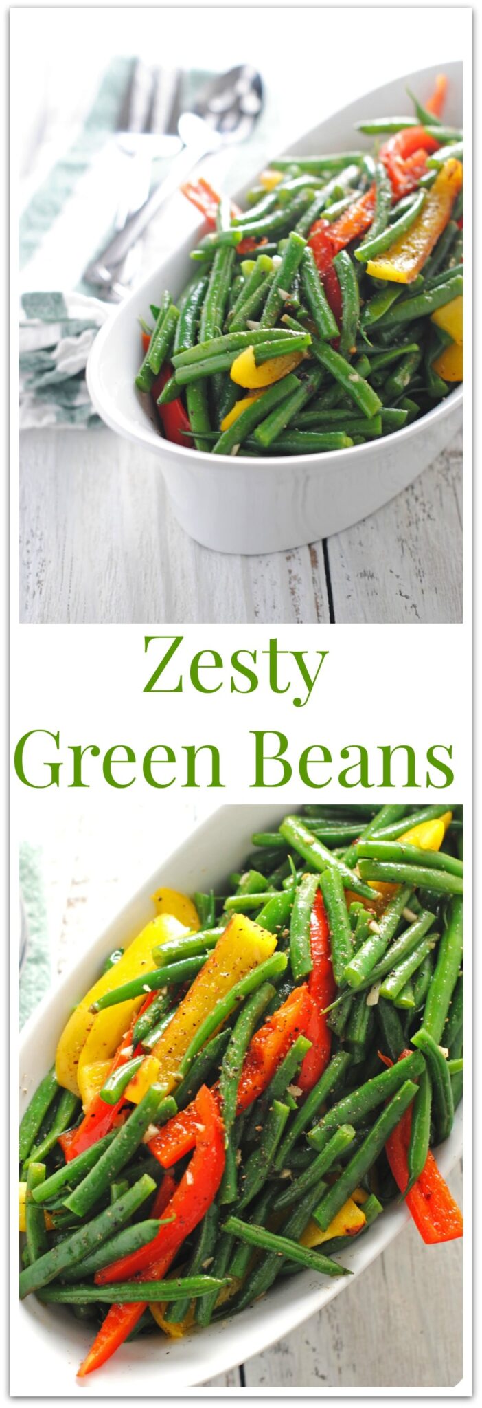 Zesty Green Beans - The Cake Chica