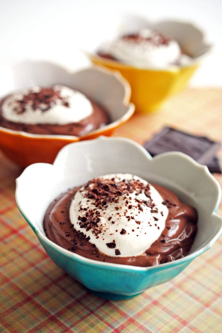 Protein Packed Chocolate Mocha Pudding - The Cake Chica