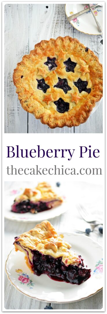 Blueberry Pie - The Cake Chica
