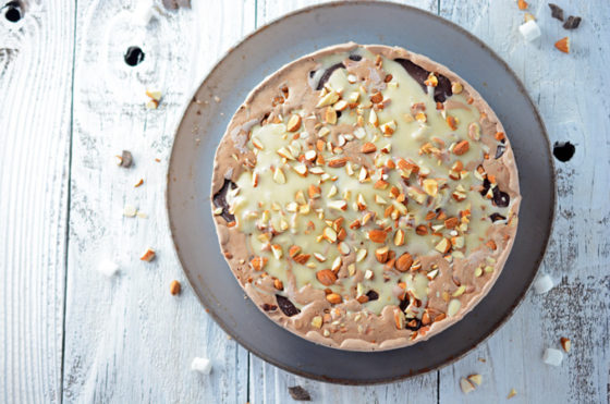 Rocky Road Sundae Pie - The Cake Chica