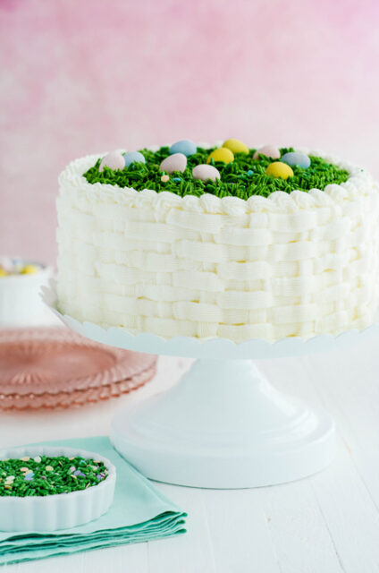 Easter Confetti Cake - The Cake Chica