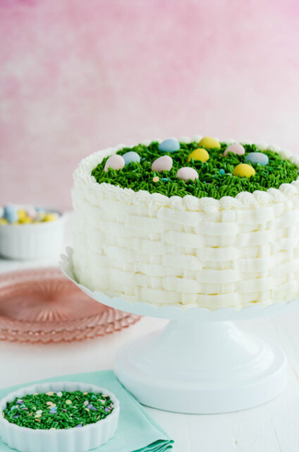 Easter Confetti Cake - The Cake Chica