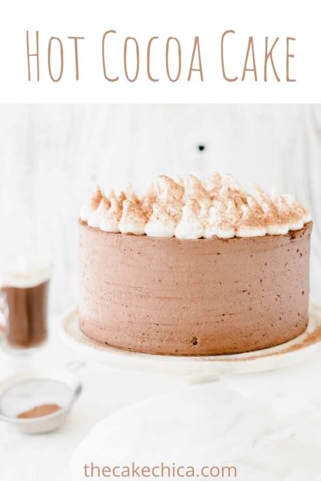 Hot Cocoa Cake - The Cake Chica