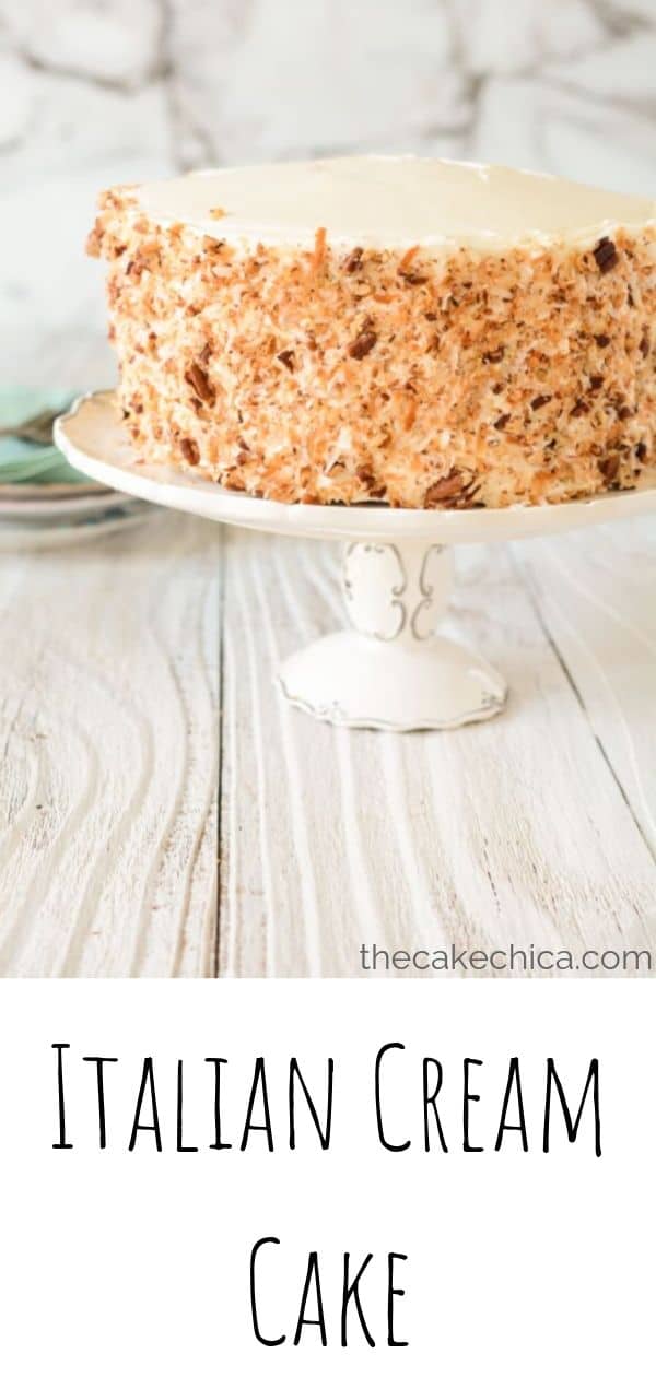 Italian Cream Cake | The Cake Chica