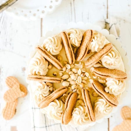 Nutter Butter Layer Cake - The Cake Chica