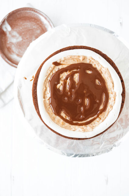 Candy Bar Layer Cake - The Cake Chica