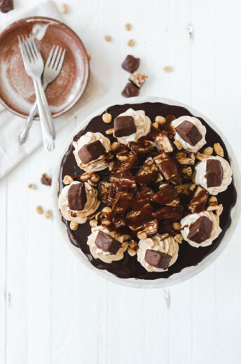 Candy Bar Layer Cake - The Cake Chica