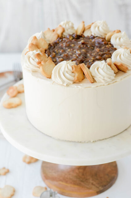 Pecan Pie Layer Cake - The Cake Chica