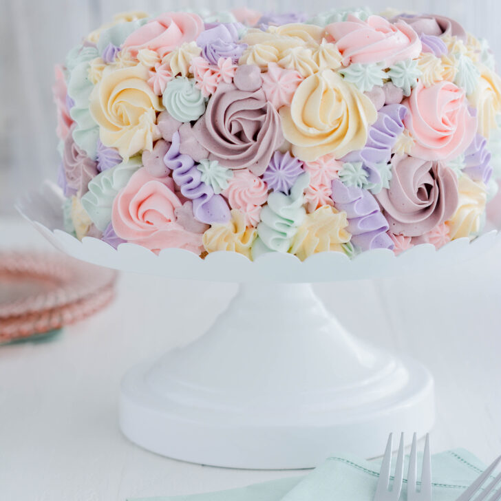 Spring Lemon Layer Cake - The Cake Chica