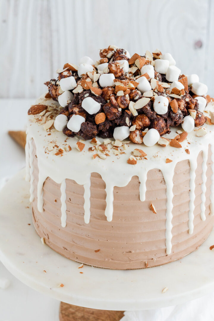 Rocky Road Layer Cake - The Cake Chica