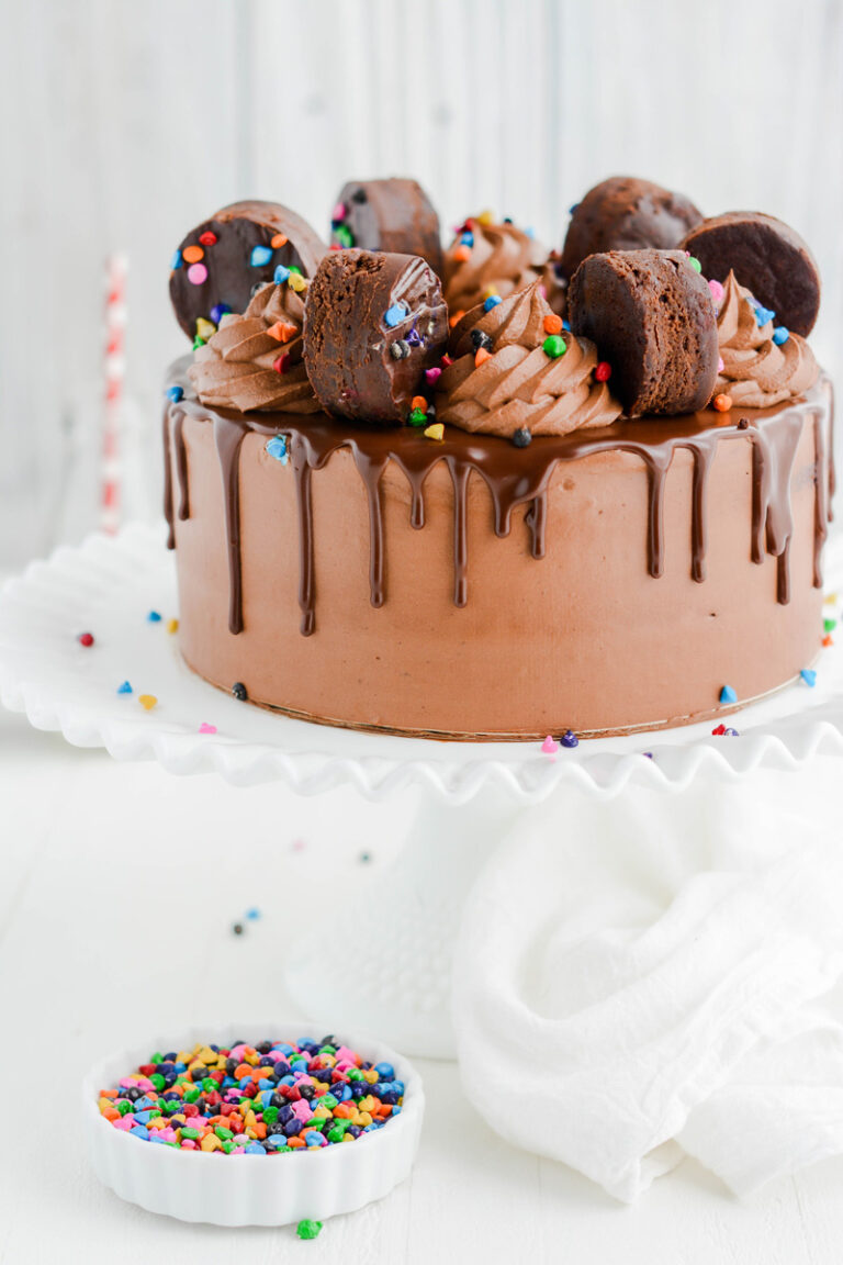 Cosmic Brownie Layer Cake - The Cake Chica