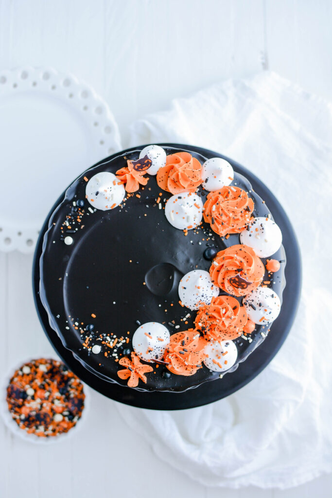 Devil’s Food Halloween Cake - The Cake Chica