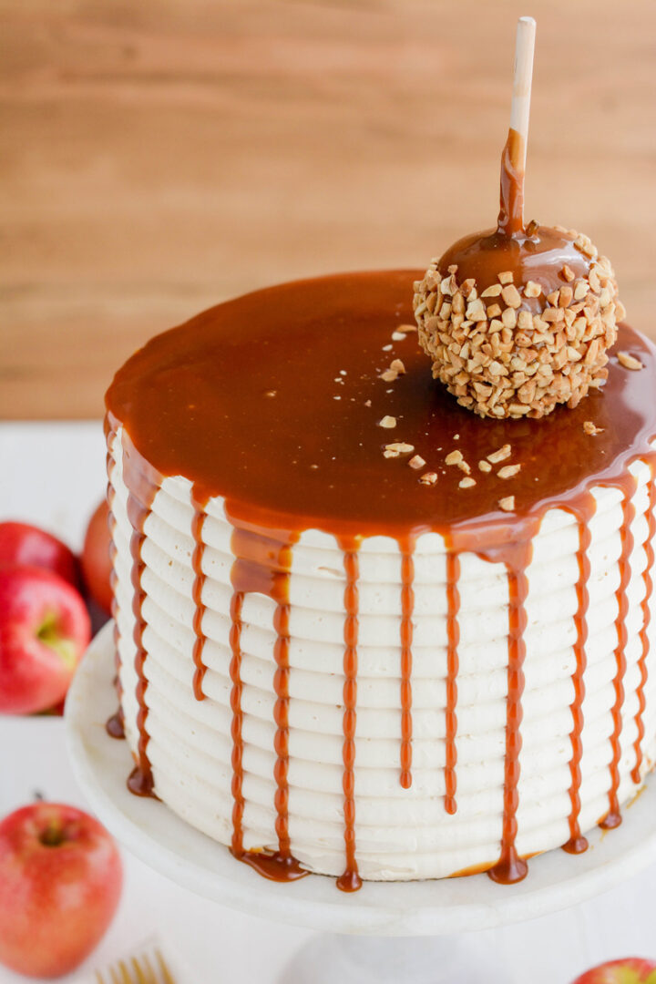 Caramel Apple Layer Cake - The Cake Chica