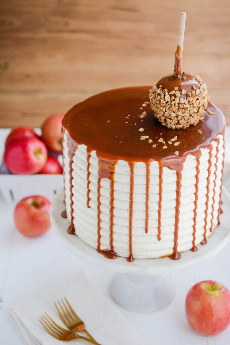 Caramel Apple Layer Cake - The Cake Chica
