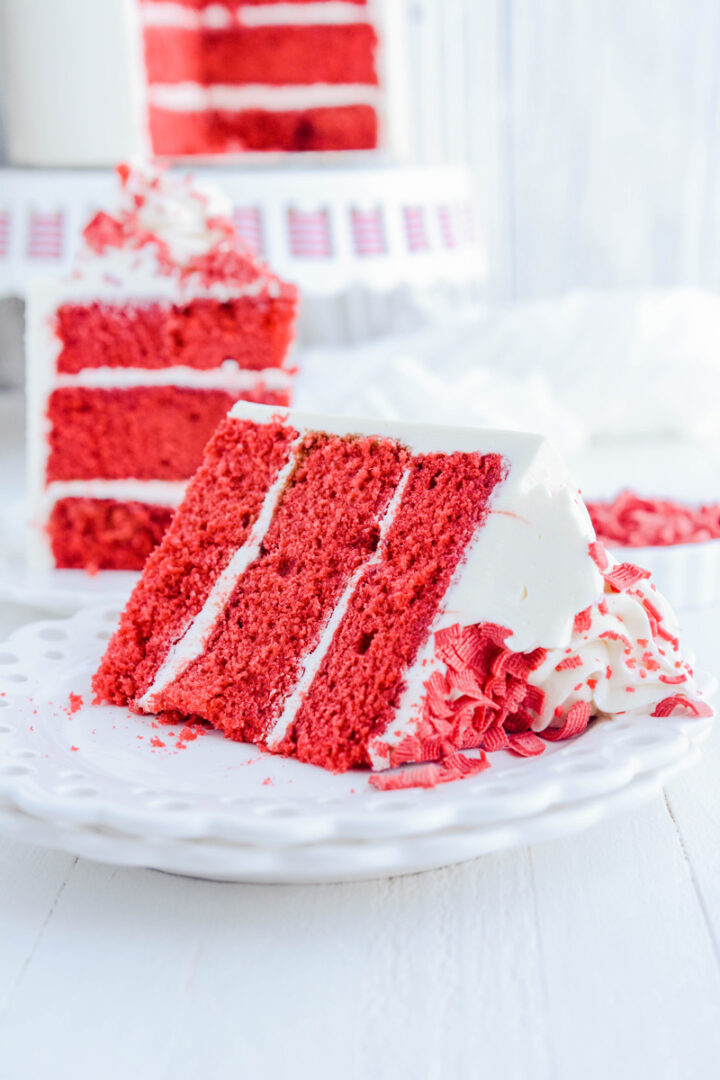 Fluffy Red Velvet Cake - The Cake Chica