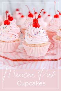 Mexican Pink Cupcakes - The Cake Chica