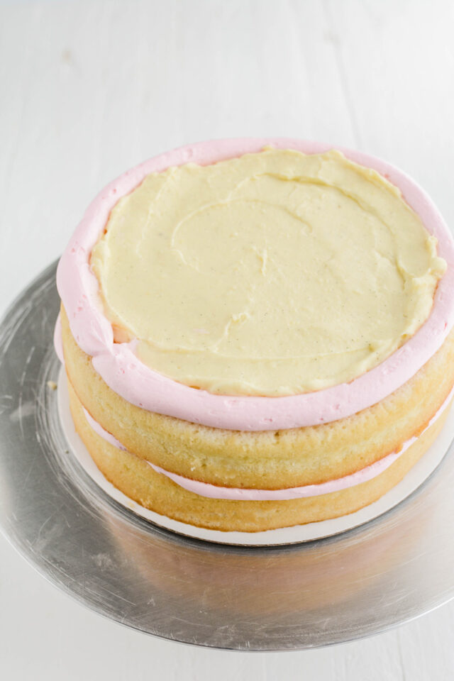 Mexican Pink Layer Cake - The Cake Chica