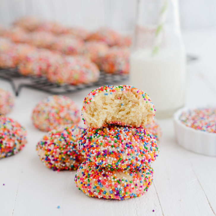 Mexican Sprinkle Cookies - The Cake Chica