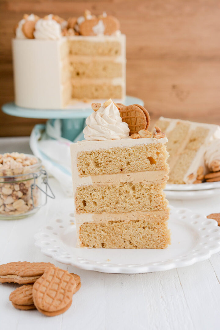 Nutter Butter Layer Cake - The Cake Chica