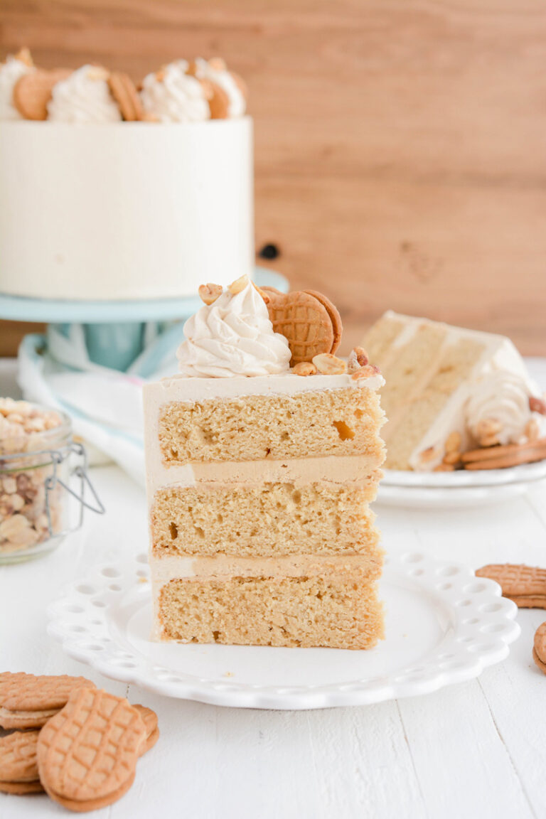 Nutter Butter Layer Cake - The Cake Chica