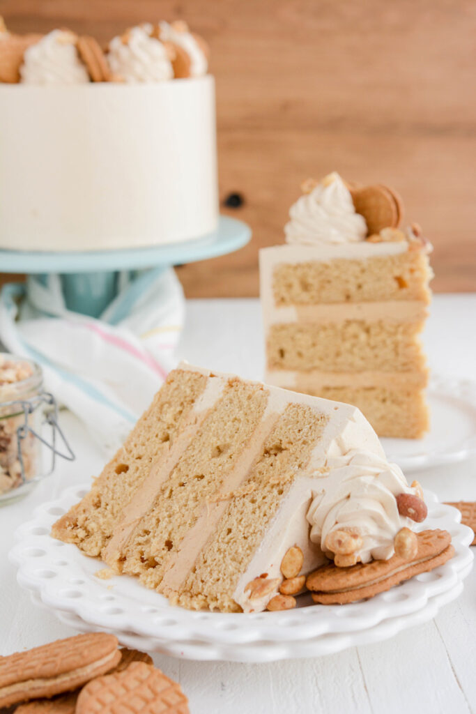 Nutter Butter Layer Cake - The Cake Chica