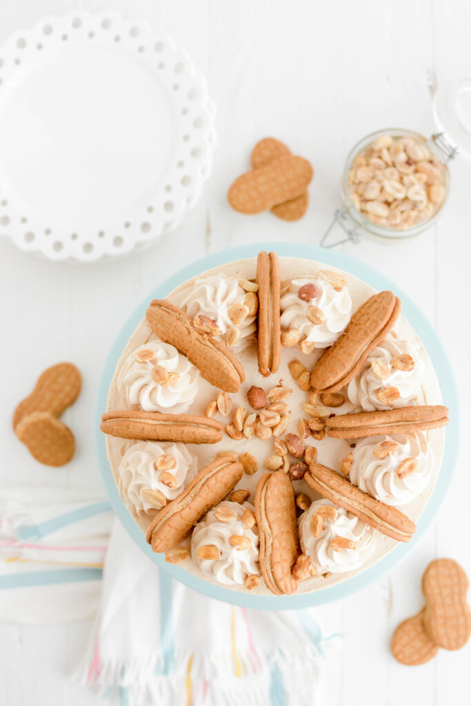 Nutter Butter Layer Cake - The Cake Chica