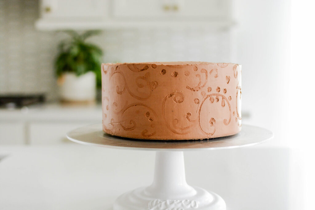 Festive Gingerbread Layer Cake - The Cake Chica