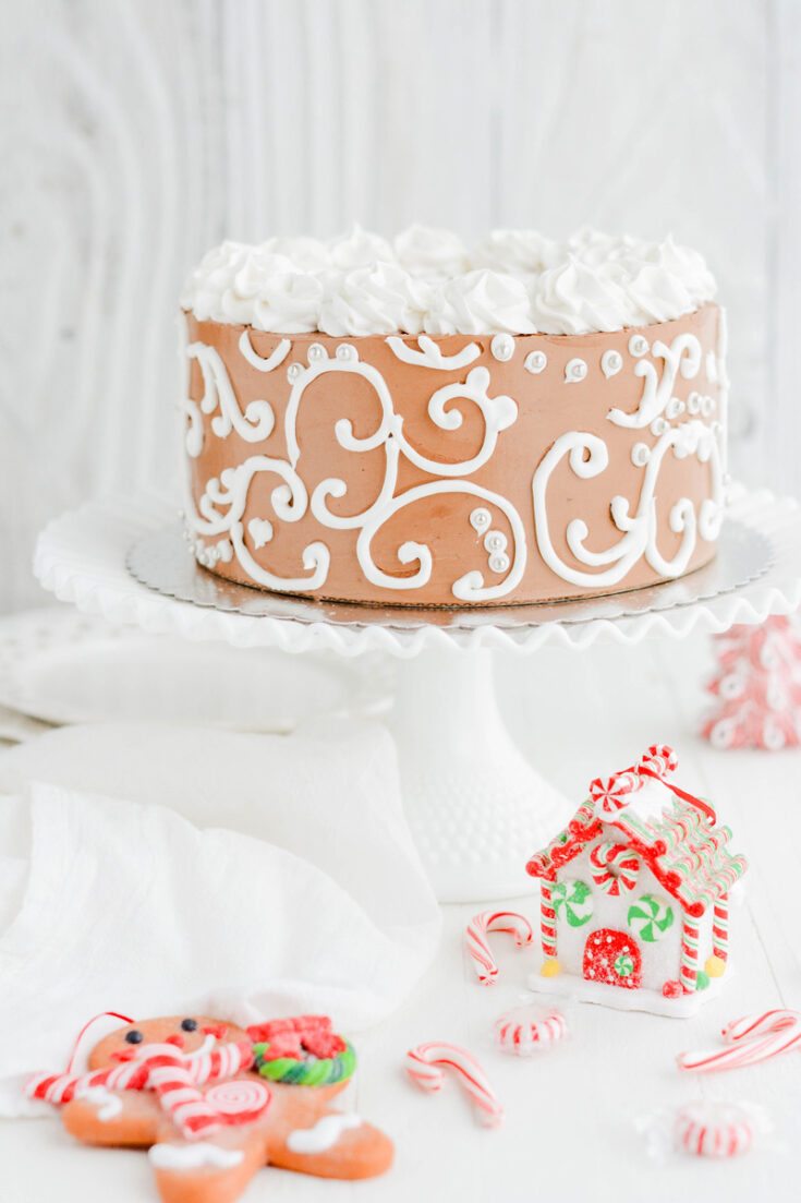 Festive Gingerbread Layer Cake The Cake Chica