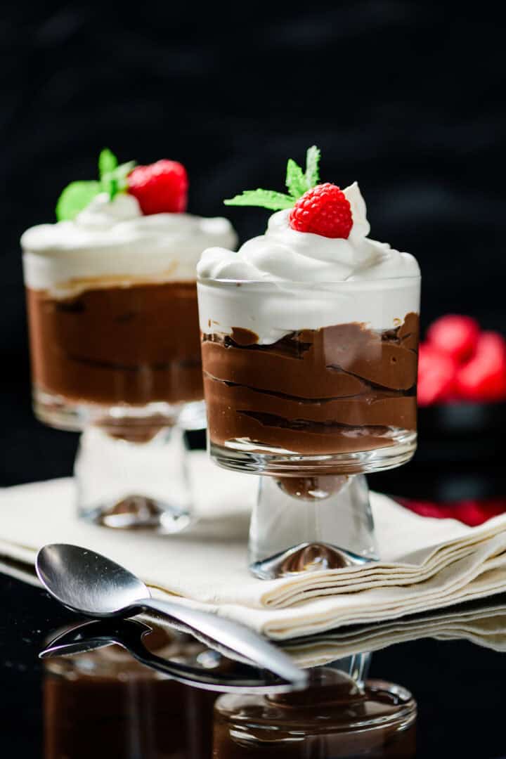 Protein Packed Chocolate Mocha Pudding - The Cake Chica